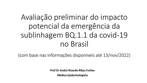 Pdf Avaliação Preliminar Do Impacto Potencial Da Emergência Da