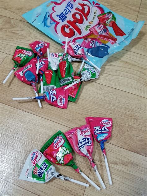 롤리팝 아이스 사탕죠스바 스크류 바 수박 바 더블 비얀코를 사탕으로 네이버 블로그