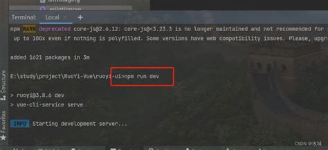 Ruoyi 若依前后端分离 Ruoyi Vue 项目 War 包 Tomcat 项目部署若依tomcat部署 Csdn博客