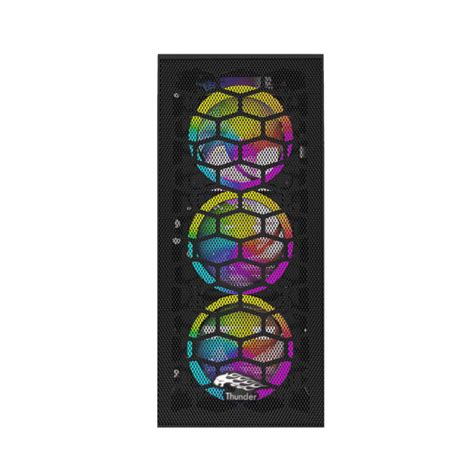 Thunder Avenger Gc Atx Rgb Mid Tower Case Black
