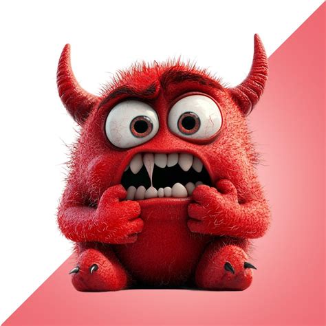 Red Monster Animated Logo Psd High Quality Free Psd Templates For
