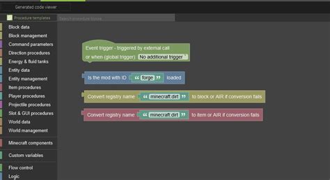 Three Procedure Blocks Coming In Mcreator 20231 That Matter A Lot When