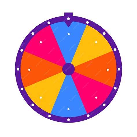 Fondo De La Rueda De La Fortuna Ilustración De La Ruleta De La Suerte Del Vector Concepto De
