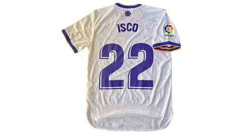 Iscos Real Madrid Worn Shirt 202122 Signed By The Squad Charitystars