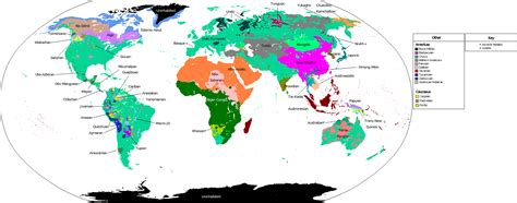 Map Of The Primary Human Language Families Brilliant Maps