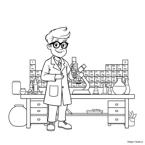 Science Coloring Book