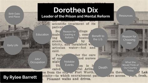 Dorothea Dix By Rylee Barrett On Prezi
