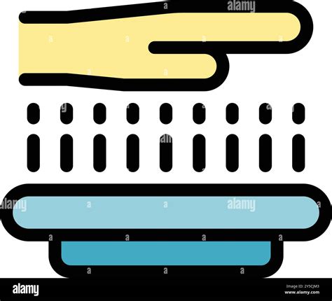 Hand Hovering Over An Electronic Fingerprint Scanner Symbolizing Security Access Control Stock