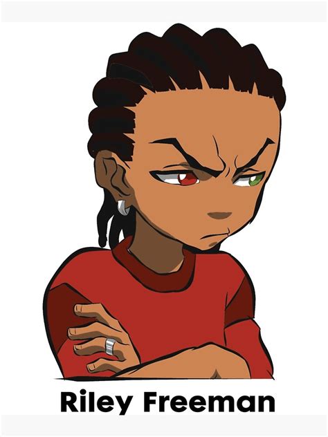 The Boondocks Riley Freeman Poster For Sale By Kiingswardrobee