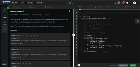 Codingchallenge Geeksforgeeks Gfg160 Day1 Problemsolving Nakul