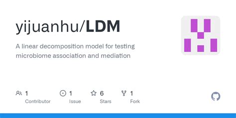 Github Yijuanhu Ldm A Linear Decomposition Model For Testing Microbiome Association And Mediation