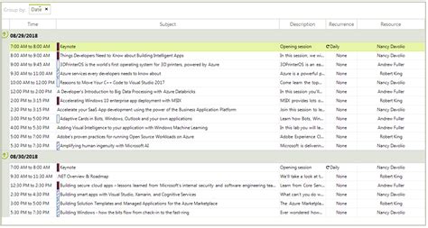 Agenda View RadScheduler Telerik UI For WinForms