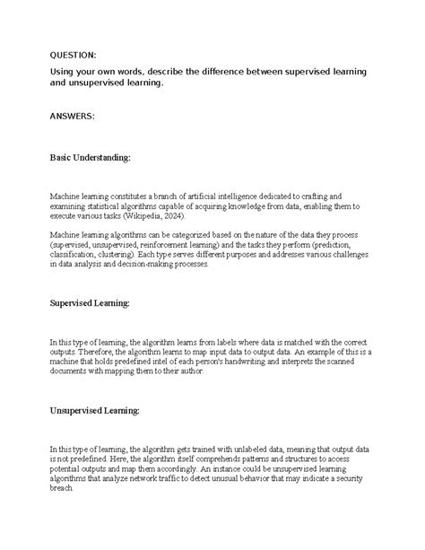 Cs 4407 Discussion 1 A Question Using Your Own Words Describe The