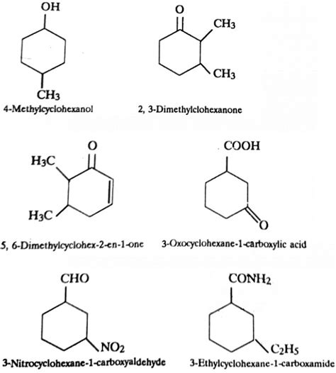 Nomenclature For Naming Alicyclic Compounds Sarthaks Econnect Largest Online Education