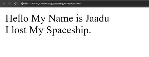 Basic Tags Spaceship 🛸