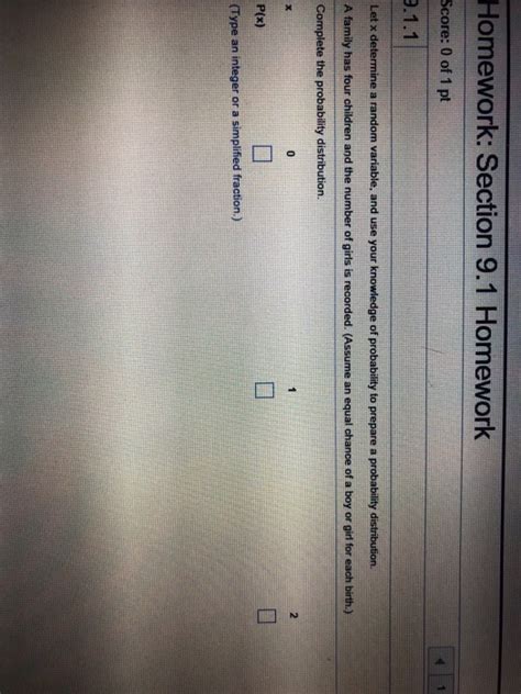 Solved Homework Section Homework Score Of Pt Let X Chegg Com
