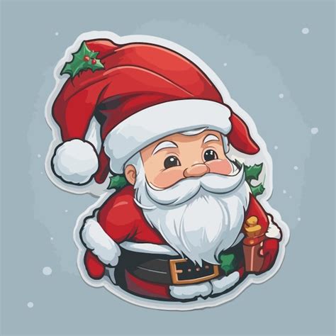 크리스마스 산타 만화 ⁇ 터 프리미엄 Ai 생성 벡터