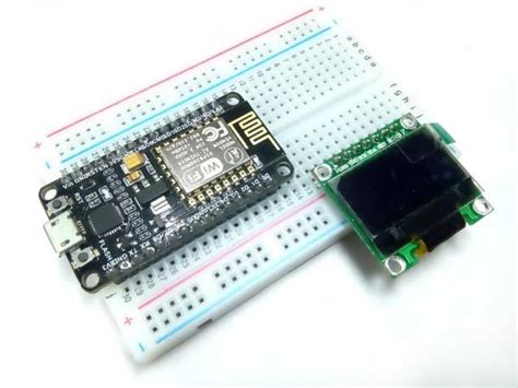 OLED Interfaced To NodeMCU Duino