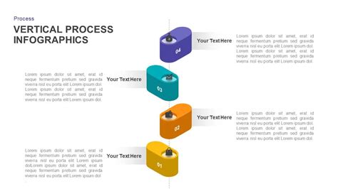 Vertical Process Infographic Template For PowerPoint Keynote