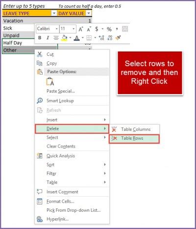 Employee Leave Tracker Excel Template 2025