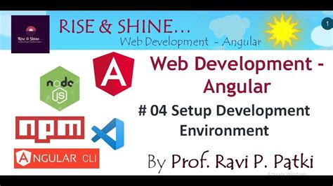 Angular Setup Development Environment Angular 10 Tutorial 04