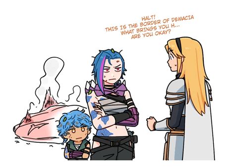 Jinx Lux Arcane Jinx Isha And Arcane Fractured Jinx League Of Legends And 1 More Drawn By