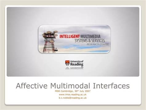 Ppt Affective Multimodal Interfaces Powerpoint Presentation Free Download Id 2127261