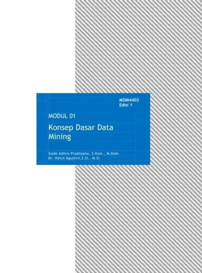 Konsep Dasar Data Mining