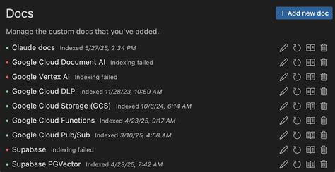 Are You Guys Actually Using The Docs Indexing Feature If So How Discussions Cursor