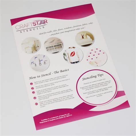 Buy Craftstar Thistle Border Stencil Laser Cut A4 Mylar Scottish