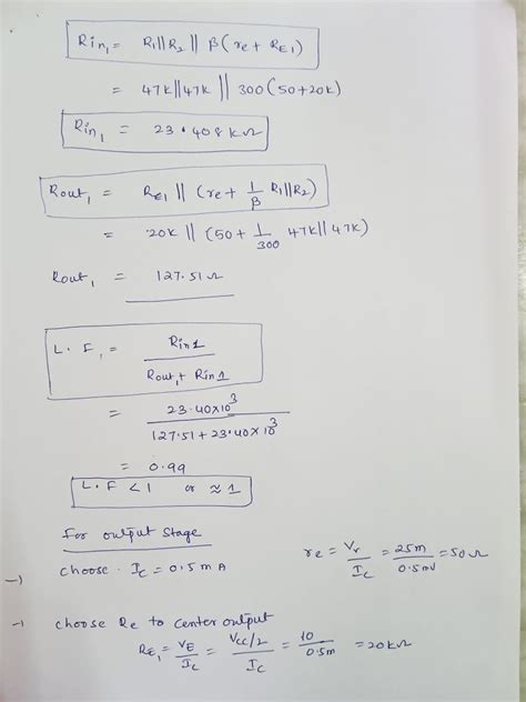 [solved] A Design A Multi Stage Amplifier With Bjt Transistors To The Following Specifications