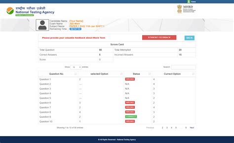JEE Main Mock Test Free Available Check Online Test Series