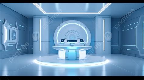 제품 프리젠테이션 로열티 프리 이미지를 위한 하이테크 룸 3d 렌더링의 미래 미적 연단 플랫폼 배경 스탠드 배경 3d