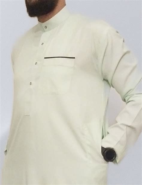 Black Thobe For Men And Red Pattern Plus Sizes L 3xl Thobe Etsy