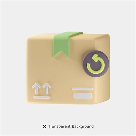 Premium Psd Product Return 3d Icon Iullustration
