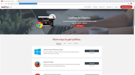 Adding Lastpass Extension To Chrome Ngose