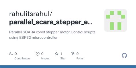 Github Rahulitsrahulparallelscarastepperesp32 Parallel Scara Robot Stepper Motor Control