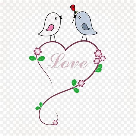 卡通两只小鸟爱意png图片素材下载图片编号10122050 Png素材网
