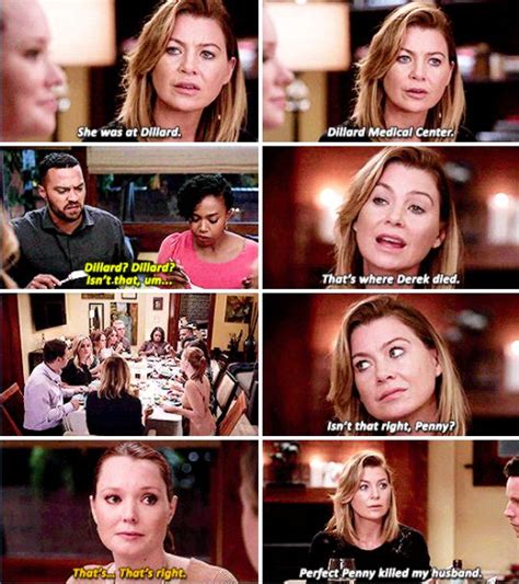 Meredith Jackson And Penny Greys Anatomy Memes Greys Anatomy Funny