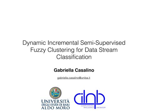 Dynamic Incremental Semi Supervised Fuzzy Clustering For Data Stream Classification Pdf