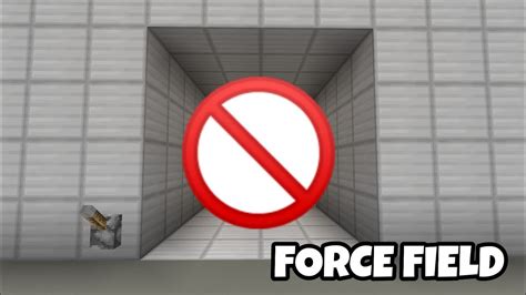 Working Forcefield Block Using Commands In Minecraft Bedrock Edition Youtube