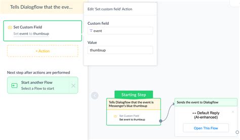 Dialogflow For Manychat Sending Button Events From Manychat