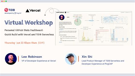 Building A Personal Github Stats Dashboard With Vercel And Tidb
