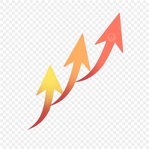 금융 상승 화살표 일러스트 빨간 화살 오름차순 화살표 Png 일러스트 및 Psd 이미지 무료 다운로드 Pngtree