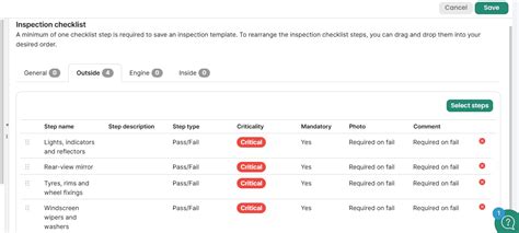Duplicate An Inspection Template Powerfleet Knowledge
