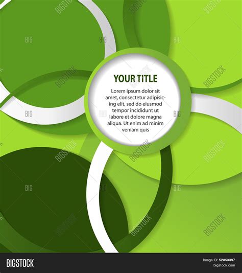 Abstract Green Vector Photo Free Trial Bigstock