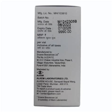 Cetuximab Injection 100mg At ₹ 9000vial Cetuximab In Surat Id