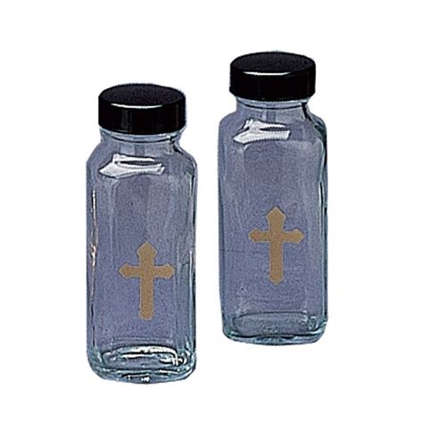 Pair Of Cruets Mass Kit Cruets With Gold Cross Leaflet Missal Company