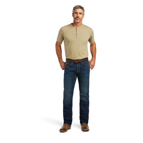 10040746 Ariat Mens M5 Straight Stretch Remming Stackable Straight Leg