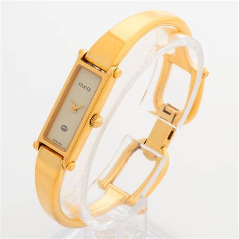 Iconic Ladies Gucci Ref 1500l Heavy Gold Plate Excellent Condition